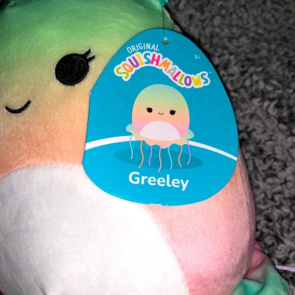 Squishmallows | Toys | Squishmallow Nwt Greeley The Rainbow Jellyfish ...